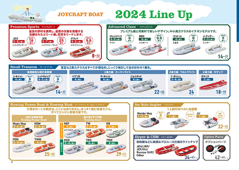 製品カタログ2024 | JOYCRAFT ジョイクラフト